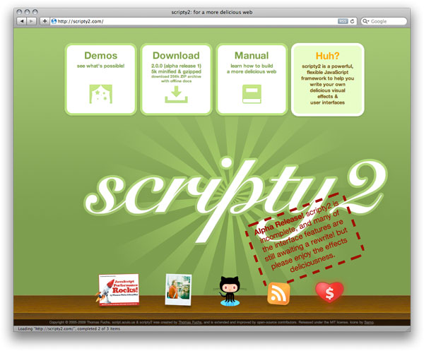 mir.aculo.us JavaScript with Thomas Fuchs » Blog Archive » scripty2: for a more delicious web