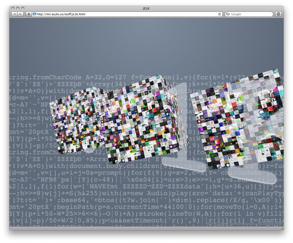 mir.aculo.us JavaScript with Thomas Fuchs » Blog Archive » JS1k intro ...
